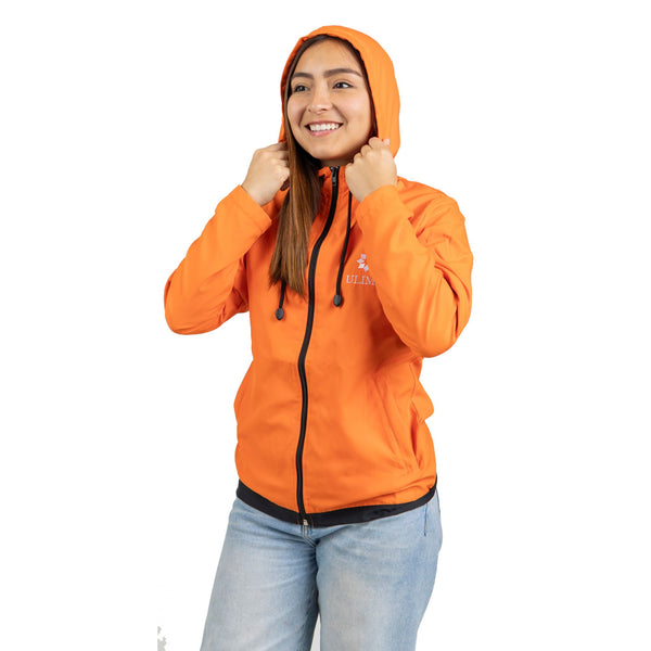 CASACA MICROTECH CON CAPUCHA LOGO CHICO MUJER – Ulima Market